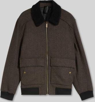 Tom Tailor Bomberjacke mit abnehmbarem Fellkragen