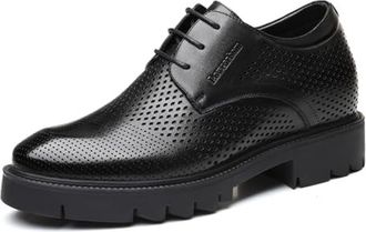 Generic Chaussures Habill&eacute;es pour Hommes &Agrave; Lacets, Confortables en Cuir Style Brogues pour Affaires, Loisirs Et Travail, Printemps &Eacute;t&eacute;,Noir,42 EU