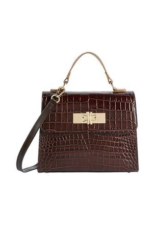 Alviero Martini 1A Classe Alviero Martini Sac à main en cuir pour femme 25IL1LD60M645, marron foncé, Taille unique