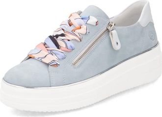 Remonte Damen Low-Top Sneaker D1C06, Frauen Halbschuhe,lose Einlage,Freizeit,sportlich,straßenschuhe,Strassenschuhe,Sportschuhe,blau Kombi (12),37 EU