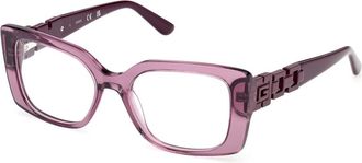 Guess Femme, Accessoires, Violet, Taille: 51 MM Optical Lunettes