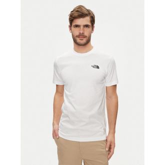 The North Face T-Shirt Redbox NF0A87NP Weiß Regular Fit