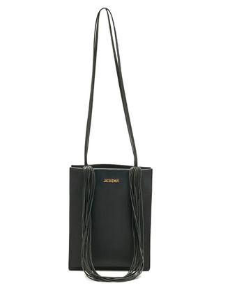 Jacquemus sac port&eacute; &eacute;paule A4 en cuir - Noir