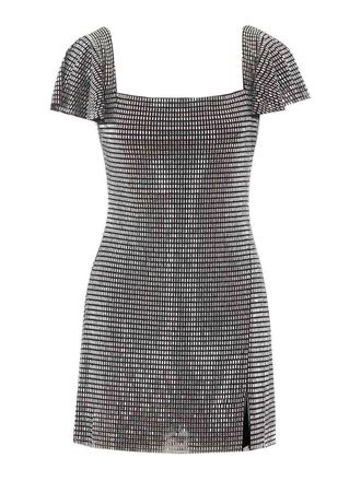 Self Portrait Kurzes Kleid - Grau