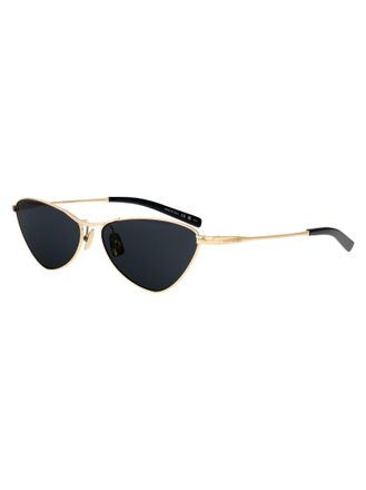 Saint Laurent Womens Sunglasses Gold-Black Metal Gold-Gold-Black Gold/gold/black