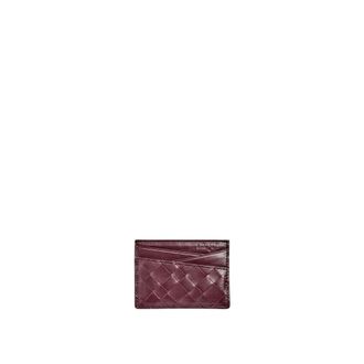 Cala Jade unisex, Accessoires, Brun, Taille: ONE Size Cala Jade Porte-Cartes Boba - Cuir Tress&eacute; Fudge