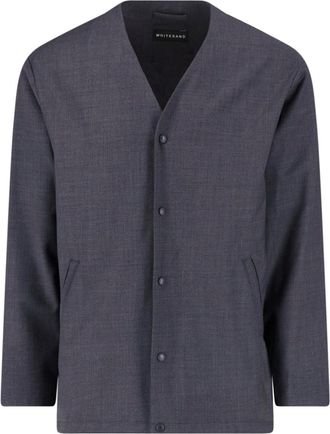 White Sand Blazer Aus Wollmischung