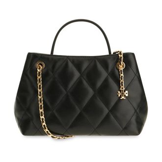 Tory Burch Petit sac &agrave; main Fleming - Femme - Sacs - Noir - Taille: ONE Size