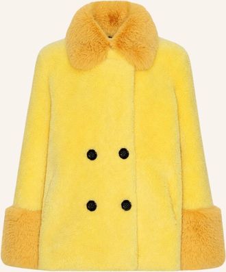 Americandreams Americandreams Wool Coat Short Fiona gelb