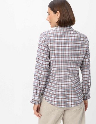 Brax Klassische Bluse Style VICTORIA Flanell: Bluse im Baumwollmix