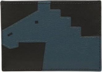 Herm&egrave;s Porte-cartes Cheval Picto Pre-owned - Femme - Pre-owned - Noir - Taille: ONE Size