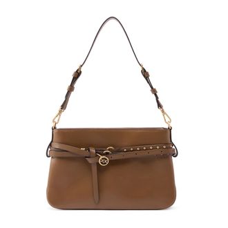Pinko Pinko, Femme, Sacs, Brun, Taille: ONE Size Sacs &agrave; &eacute;paule