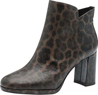 Tamaris Bottines &agrave; talon pour femme 1-25362-45 - L&eacute;opard - Taille 39 EU, l&eacute;opard, 39 EU