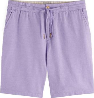 Scotch & Soda Herren Fave Bermuda Shorts, Bright Lavender, 36W