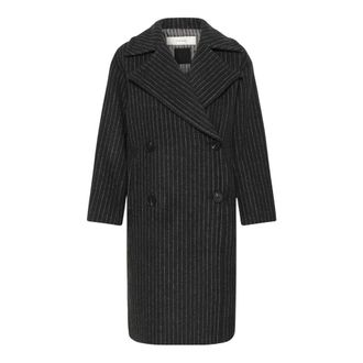 Inwear Zweireihiger Mantel - - Coats - Damen - Grau - XS