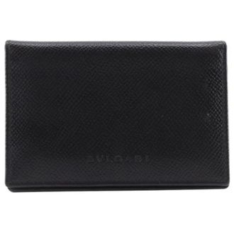 Bulgari Pre-owned Card case - Femme - Pre-owned - Noir - Taille: ONE Size