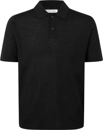 Sams&oslash;e & Sams&oslash;e Homme, Tops, Noir, Taille: 2XL Polo de Style Scandinave