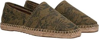 Replay Homme Cabo Floral Semelle de Mocassin, 039 Mil Green, 46 EU