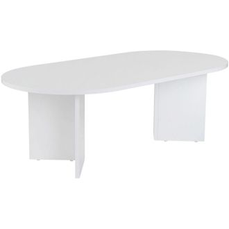 Hanah Home Table basse en bois Sable - 60 x 119 x 40 cm - Blanc