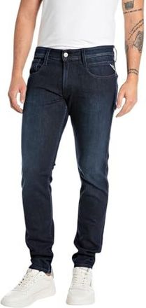 Replay Homme Anbass Slim-Fit mit Power Stretch Jeans, Dark Blue 007-5, 36W / 32L