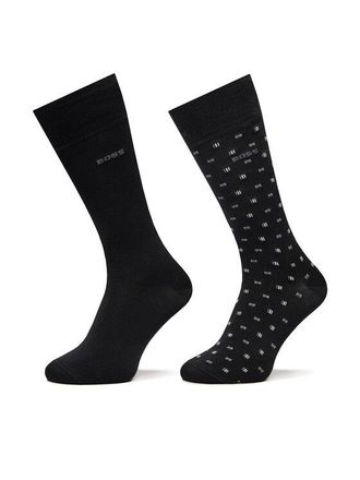 HUGO BOSS Lange Socken 50524282 Schwarz