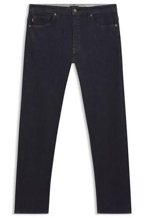 BOSS Hommes Delaware BO Jean Slim Delaware en Denim Bleu fonc&eacute; Doux