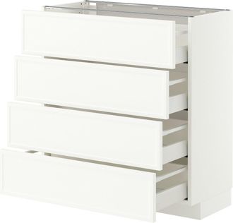 IKEA METOD / MAXIMERA Unterschr., 4 Fronten/4 Schubladen