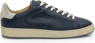 Hogan Homme, Chaussures, Bleu, Taille: 44 1/2 EU H672 Leather Baskets