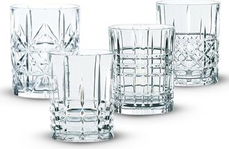 Nachtmann 4-teiliges Gläser Set, 345 ml, Highland, 95906, Trinkgläser aus Kristallglas, Tumbler spülmaschinenfest