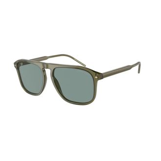 Giorgio Armani unisex, Accessoires, Vert, Taille: 58 MM Lunettes de Soleil Vert Gris Modèle Ar8212