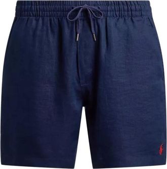 Polo Ralph Lauren Homme, Shorts, Bleu, Taille: XL Shorts en lin
