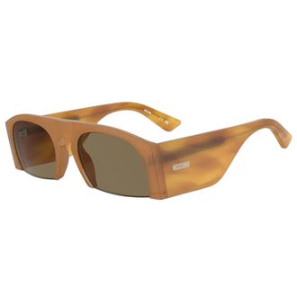 Moschino Lunettes de soleil masque Mos203/S - Femme - Accessoires - Brun - Taille: 55 MM