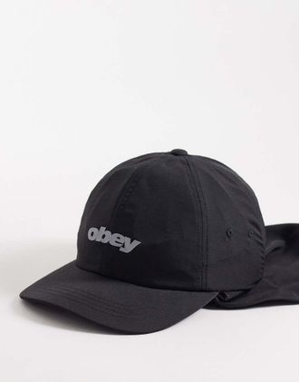 Obey Sahara - Casquette de trail &agrave; six pans - Noir