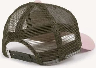 Faguo Casquette rose p&acirc;le et kaki - TRUCKER CAP