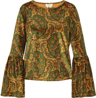 Usha Bluse Frauen gelb mehrfarbig