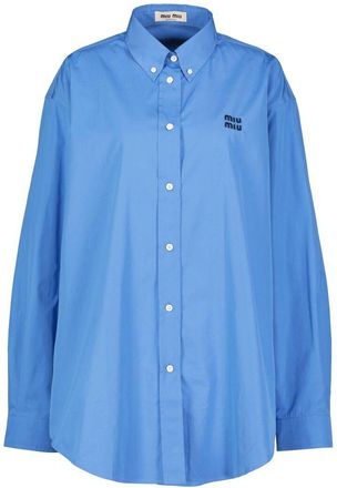 Miu Miu Damen Bluse Oversized Fit