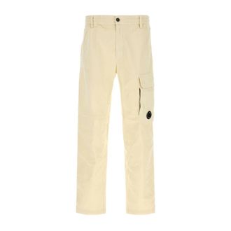C.P. Company Stretch Sateen Regular Cargohose - - Trousers - Herren - Gelb - M