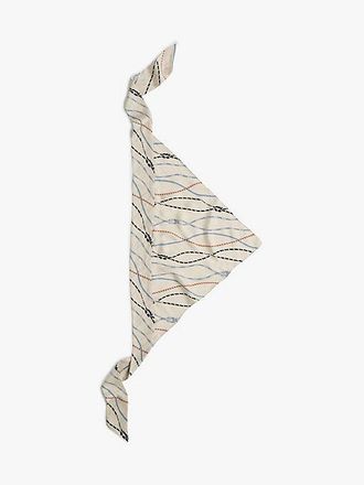 Tommy Hilfiger Foulard &agrave; motif corde en pure soie