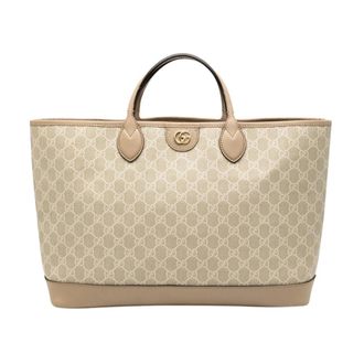 Gucci Sac cabas Pre-owned en toile GG Supreme - Femme - Pre-owned - Beige - Taille: ONE Size