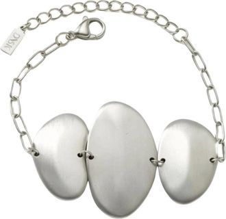 Dansk Copenhagen Klara Waterproof Silver Stainless Steel Bracelet - Brushed Finish - - Accessories - Damen - Grau - ONE SIZE
