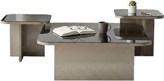 Dmora Couchtisch Nashira 80x80x40h cm Grau