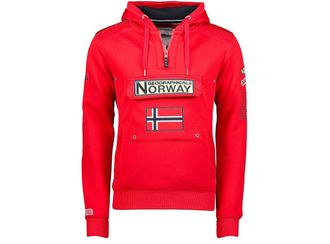 Geographical Norway Kapuzenpullover Gymclass by leyoley mit gro&szlig;er Bauchtasche und warmer Kapuze