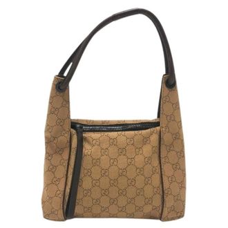 Gucci Pre-owned Toile sacs-gucci - Femme - Pre-owned - Brun - Taille: ONE Size