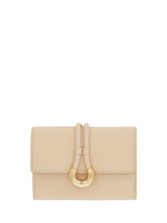 Coccinelle Cowhide Leather Wallet - Beige