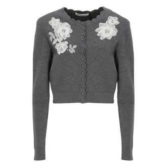 Self Portrait Cardigans - - Knitwear - Damen - Grau - S