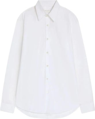 Dries Van Noten Popeline-Hemd - Weiß