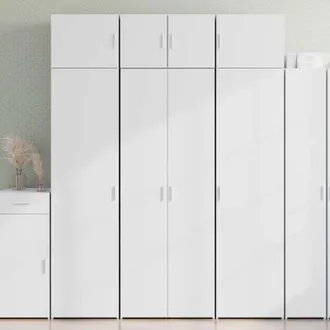 vidaXL Highboard Wei&szlig; 70x42,5x185 cm Holzwerkstoff - Vidaxl