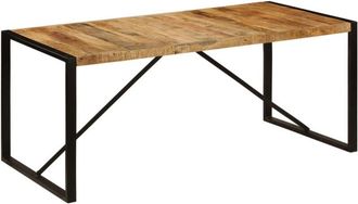 vidaXL Vidaxl - Table à manger 180x90x75 cm Bois de manguier massif