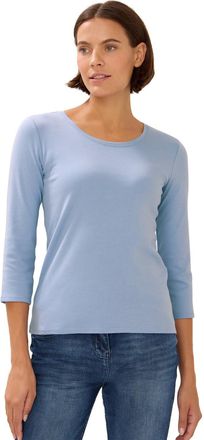 Cecil Basic Shirt Mountain Blue XS