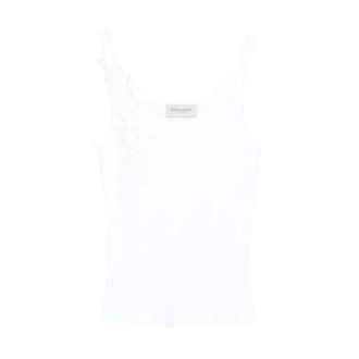 Ermanno Scervino Femme, Tops, Blanc, Taille: 40 FR D&eacute;bardeur
